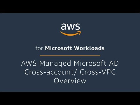 AWS Managed Microsoft AD Cross-account/ Cross-VPC Overview