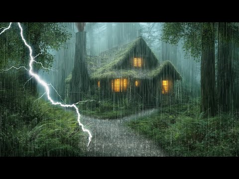 HEAVY RAIN AND THUNDER SOUNDS - DEEP SLEEP | Thunderstorm for Sleeping - Rain Sound Comfort #2
