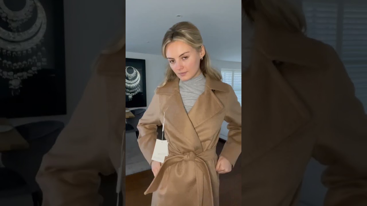 My dream coat just arrived 😍. The @maxmara Manuela.