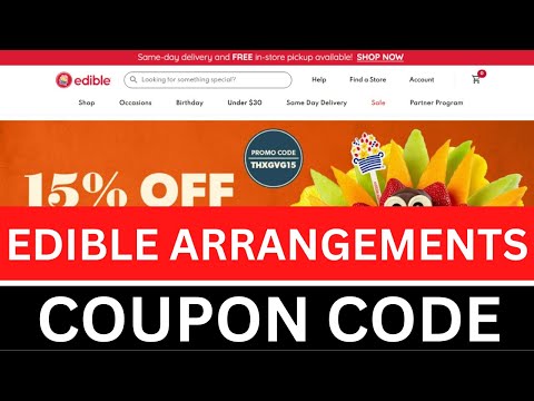 Edible Arrangements Coupon Code || Promo Code for Edible Arrangements 2022