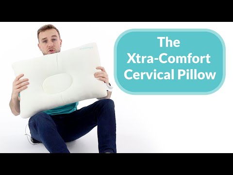 Cervical Pillow By Xtra-Comfort - Support For Neck Pain & Side Sleepers