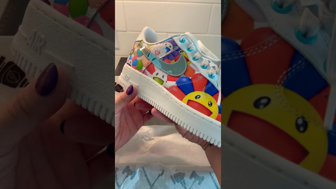 MURAKAMI  X RTFKT AIR FORCE 1 DROP👟🔥 #murakami #airforceones #shoeunboxing #sneaker #sneakerhead
