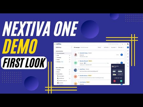 NextivaONE Demo - FIRST LOOK!