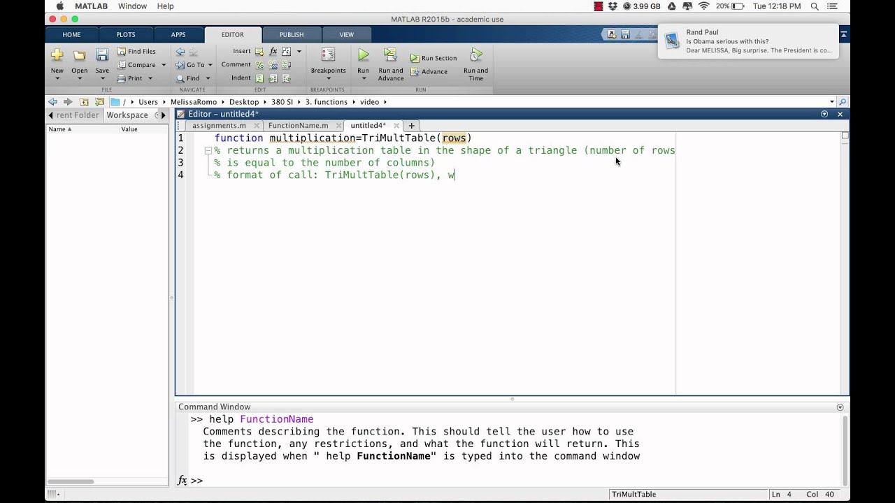 Topic 6: User-Defined Functions