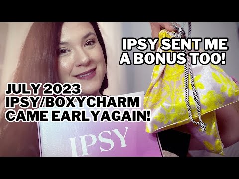 JULY 2023 IPSY UNBOXINGS! IPSY GLAM BAG, BOXYCHARM & REFRESHMENTS!