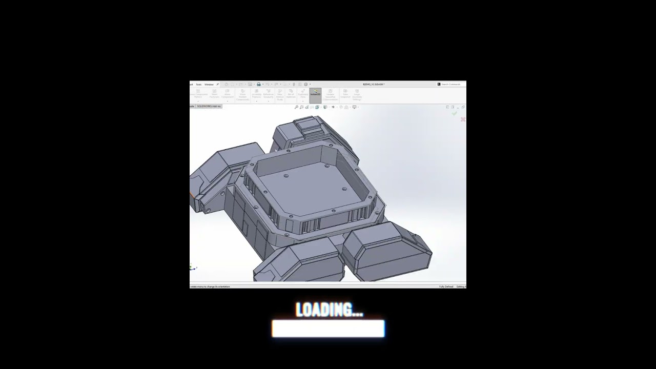 B2EMO Droid Modeling for 3D printing - from Star Wars Andor pt1. #shorts