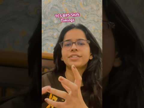Shift kya hoti h TCS BPS mai ?? #shortsvideo #shorts #trending #viralvideo #tcs #bps #career