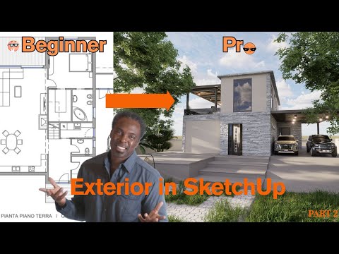 This SketchUp Trick Will Transform Your Exterior Design! (Sketchup Beginner to Pro)”