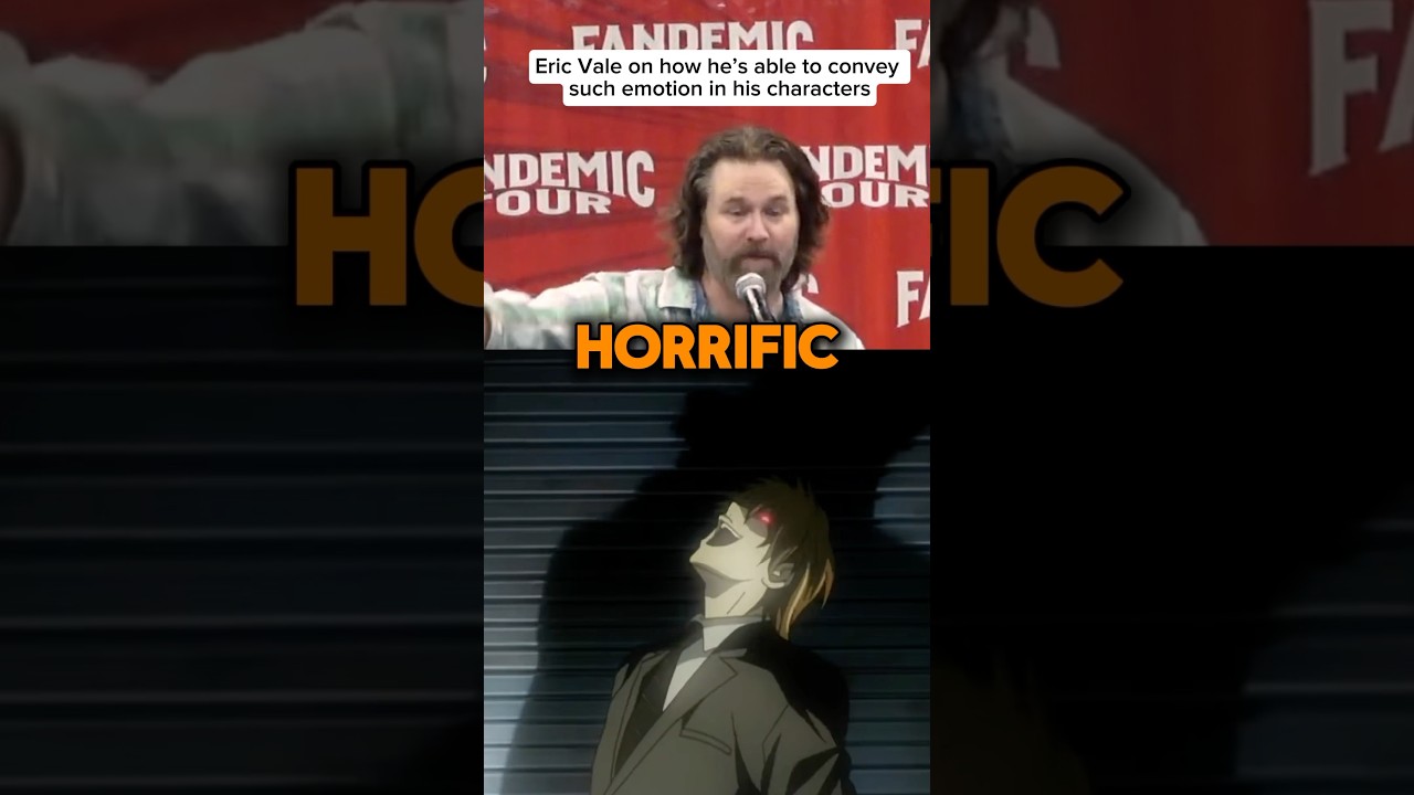 Eric Vale on how he’s able to convey such emotion in his characters