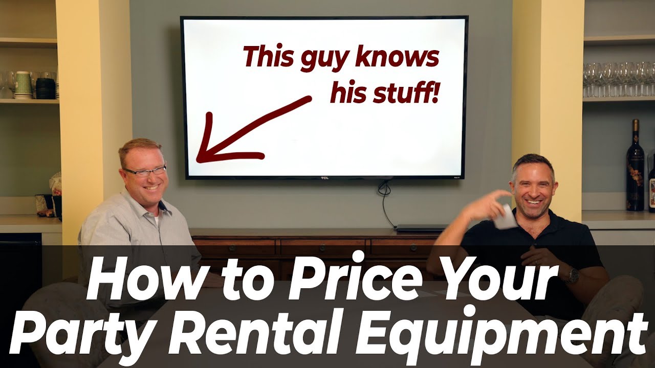 How to Determine Rental Rate for Party Rental - Part 1