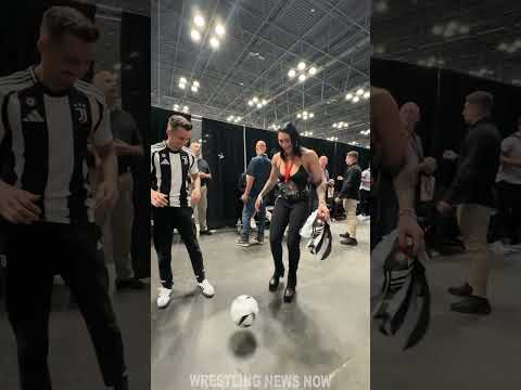 Rhea Ripley Shows Off Her Soccer Skills - WWE News #wwe #rhearipley #wrestlingnewsnow #wwenews