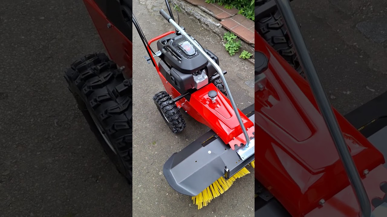 Sweeping brush CB-1000 with HONDA GCV170 #shorts