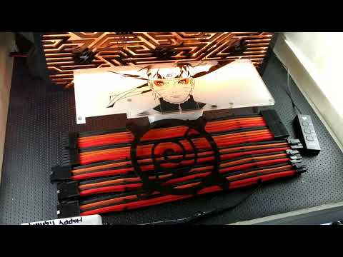 Nurato Addressable GPU backplate, Cables, and fan grill