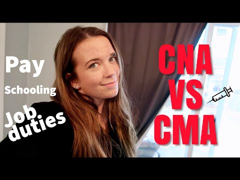 What's the Difference Between a CNA & CMA?! | Sophia Danielle | 2019
