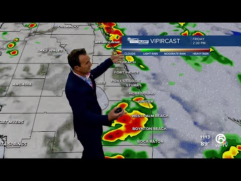 WPTV First Alert Weather Forecast for Afternoon of Friday, June 27, 2025