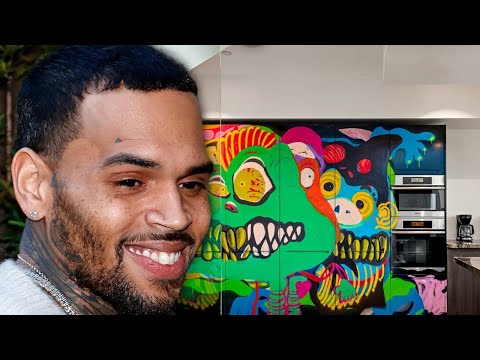 Chris Brown's Graffiti House Tour: A $2.9M Artistic Masterpiece in LA!