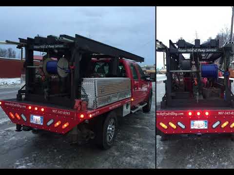 Light duty pump hoist retruck