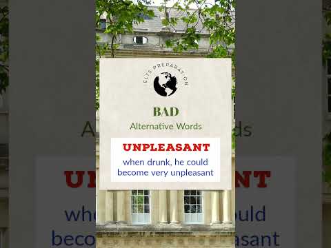 Alternative words that use in place of 'BAD' #ielts #synonyms #shorts