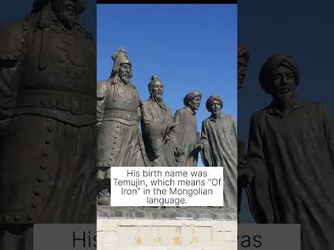 Real name of Genghis Khan?