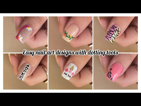 Easy trending nail art designs with dotting tools || Best nail art designs 2023