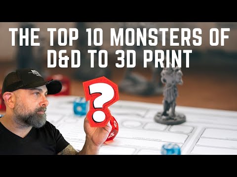 The Top 10 Monsters in D&D to 3D Print - The Miniatures Every DM and Player Needs!