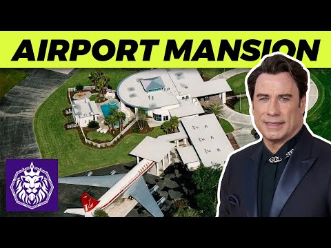 Inside John Travolta's Airplane Empire and Airport Mansion