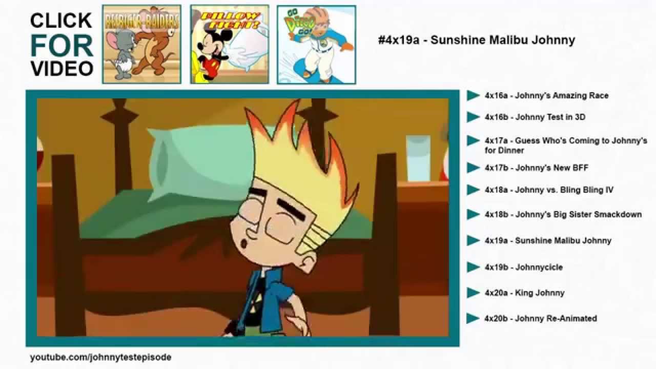 Johnny Test - 4x19a - Sunshine Malibu Johnny | HD
