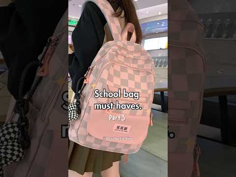 School Bag Essentials 🎒✨ Be Prepared for Anything! #aesthetic #school #girl
