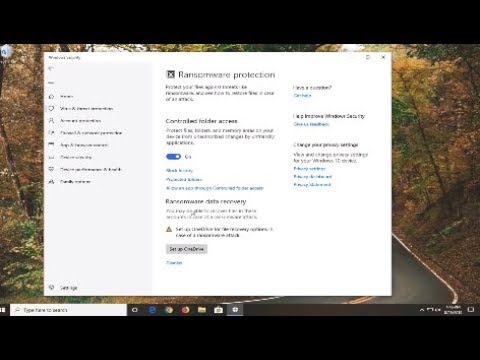 How To Enable Ransomware Protection In Windows Defender In Windows 10 [Tutorial]