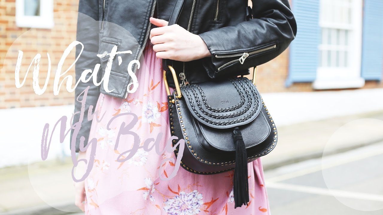 WHAT'S IN MY CHLOÉ HUDSON BAG | MsRosieBea