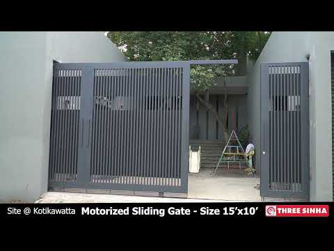 Motorized Sliding Gate | Three Sinha Industries