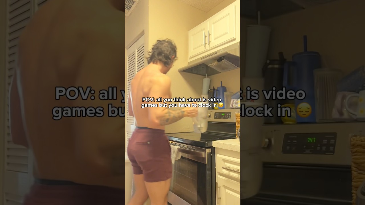 My productive morning routine as a 25 year old gamer who lifts 🎮💪 #gamingvlog #bodybuilding