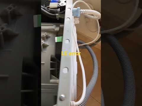 LOAD Error on LG washer LE error #trending #shorts #lg