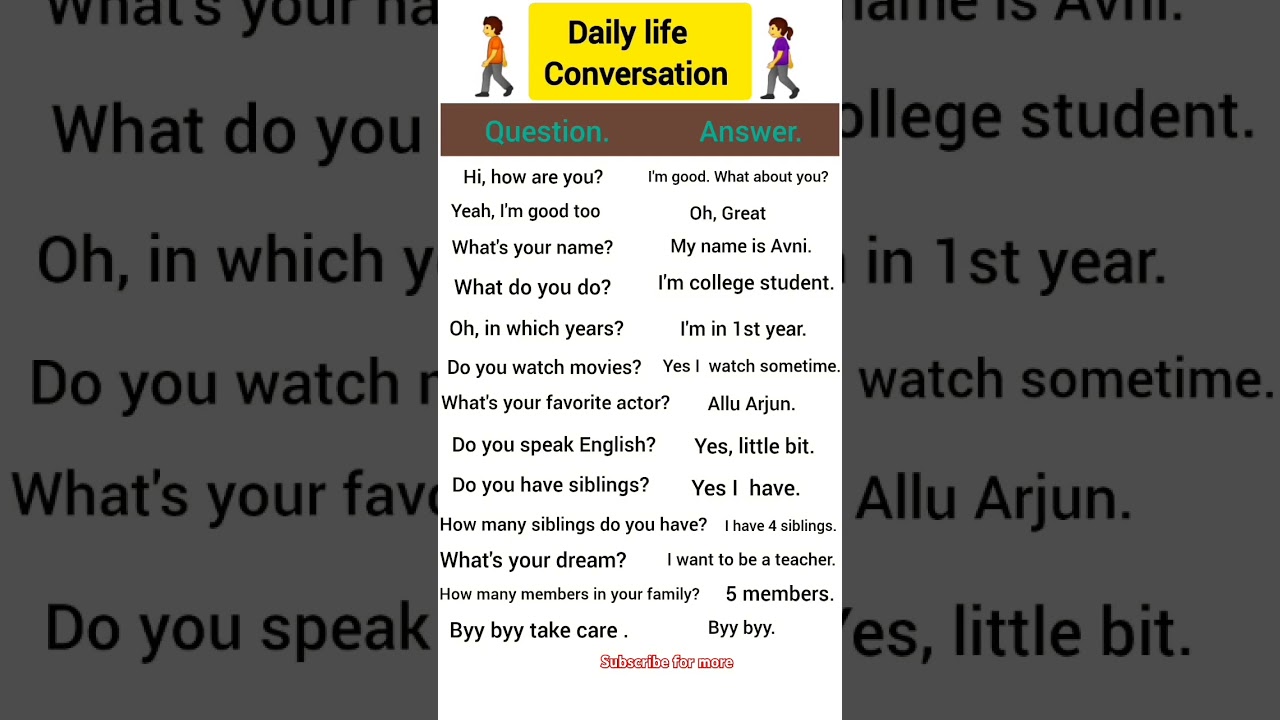 🔵English conversation | English speaking practice | Daily use sentences #english #spokenenglish