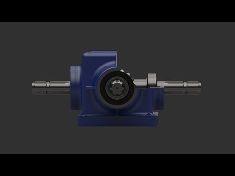 Spiral Bevel Gearbox 1 - Render with SolidWorks Visualize #gear #render #animation #solidworks