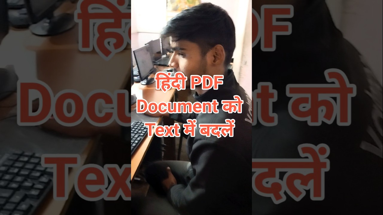 Change hindi PDF to Text 😟 in Ms Word #shortvideo  #viral #youtubeshorts #shortsfeed #msword #excel