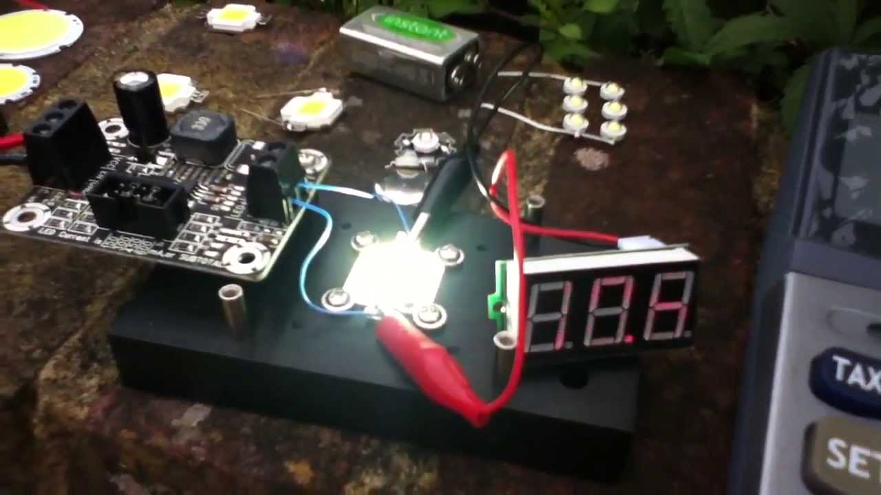 High Power LED Tutorial #2 - How to Drive 5W & 10W COB LEDs from 12V