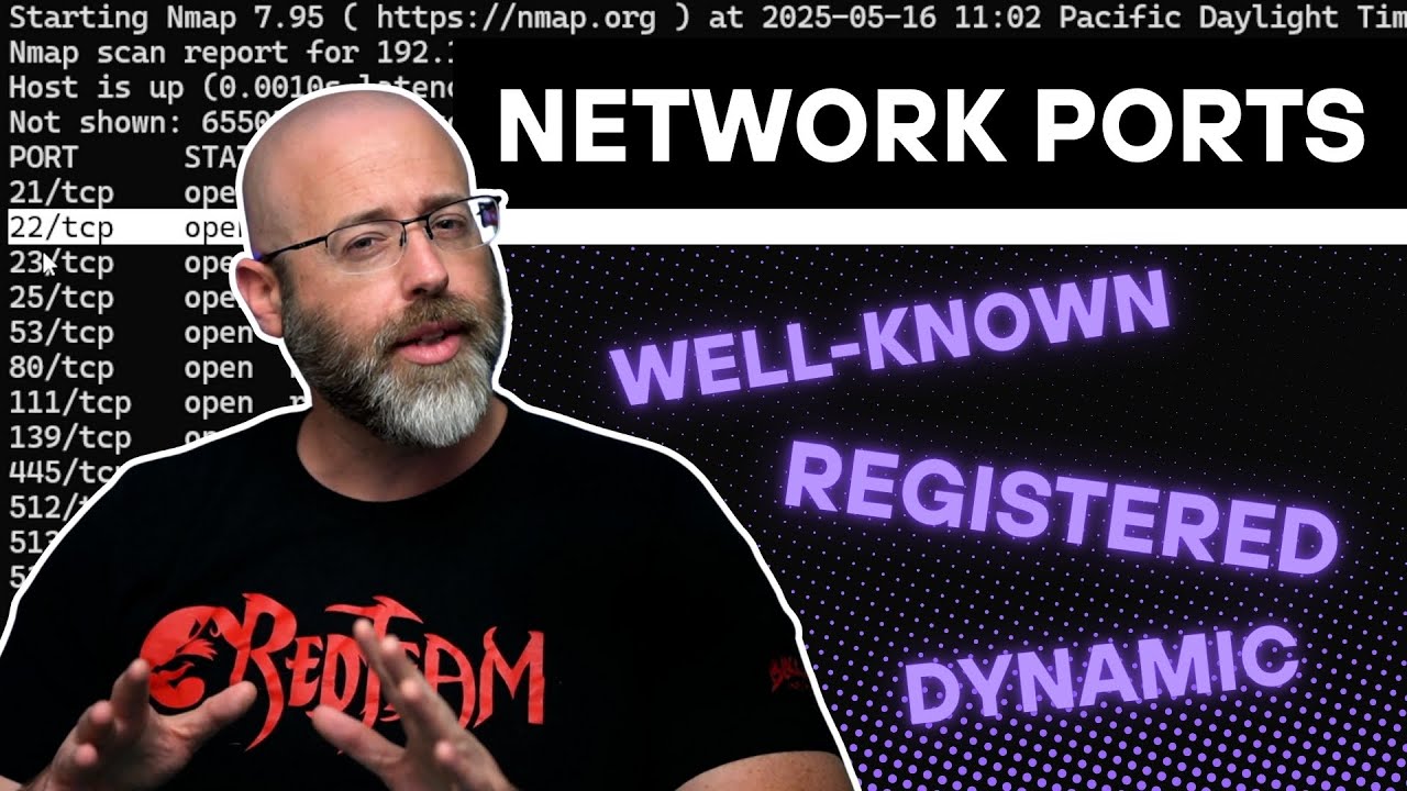 Network Ports Explained 🔌 TCP, UDP, Ranges & Scanning