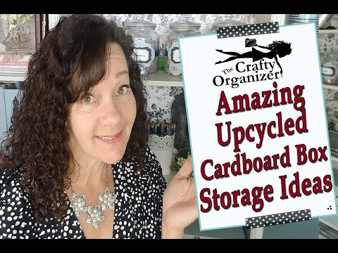 Amazing Upcycled Cardboard Box Storage Ideas!