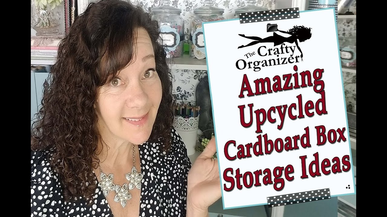 Amazing Upcycled Cardboard Box Storage Ideas!
