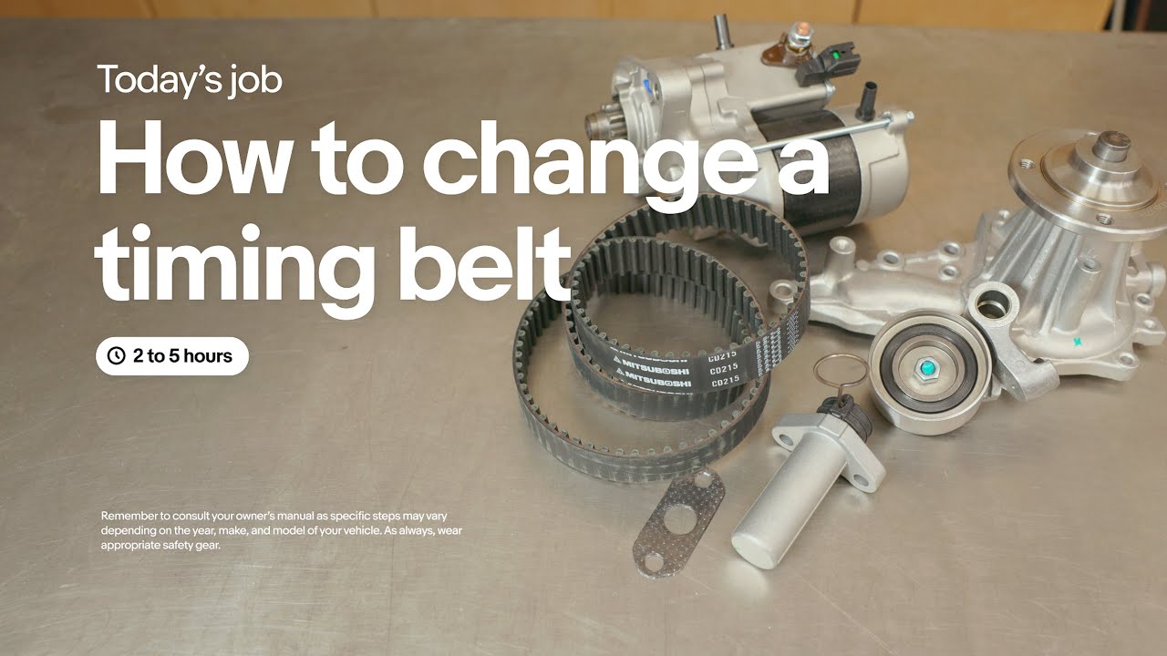 How to replace a timing belt with eBay Motors