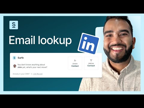Find email on LinkedIn with this FREE tool