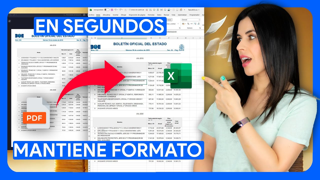 Cómo pasar un PDF a Excel + Herramientas sorpresa para PDF 🚀