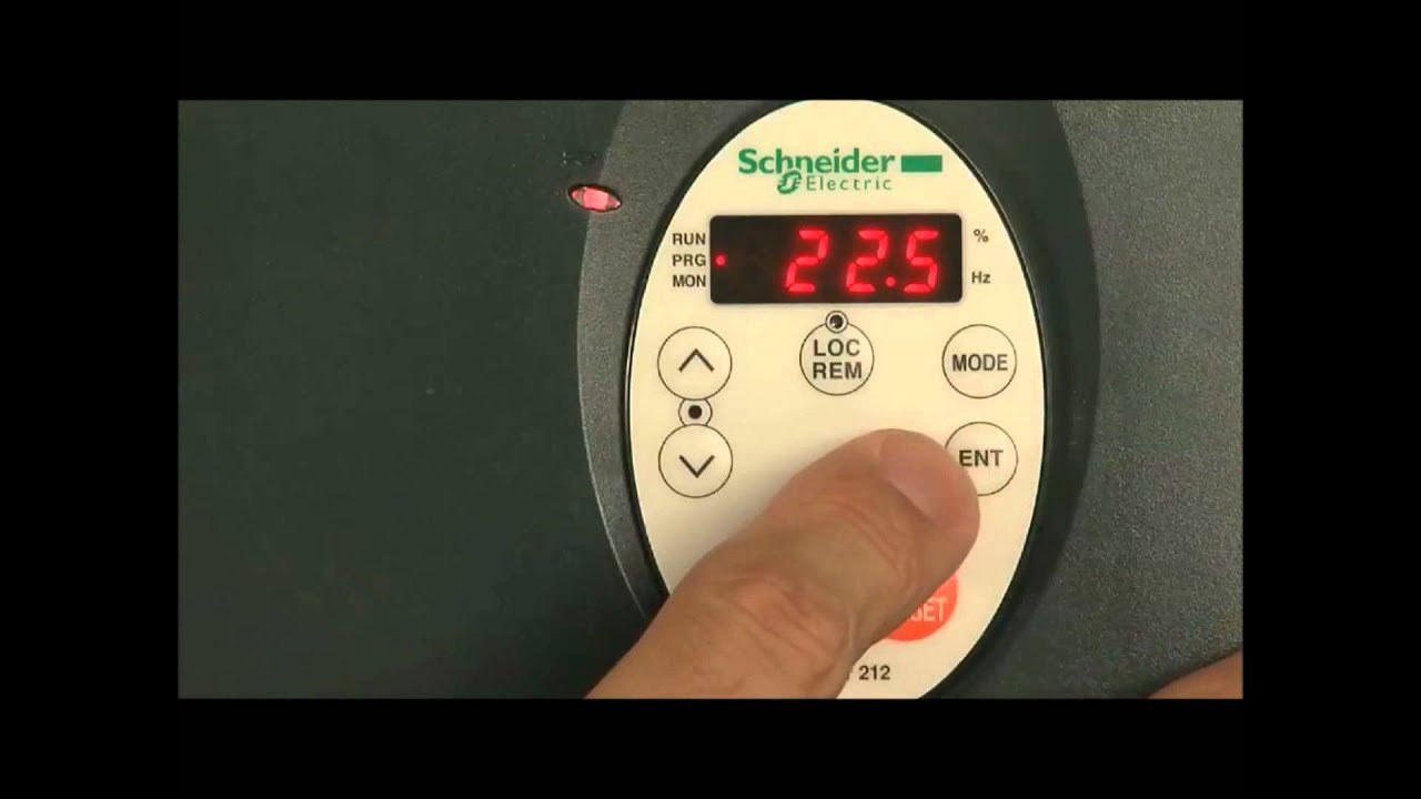 Setting Up the HVAC Variable Speed Drive (VFD) | Altivar 212 by Schneider