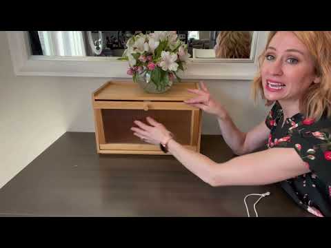 Review of Large Bread Box for Kitchen Countertop with One Bread Bag