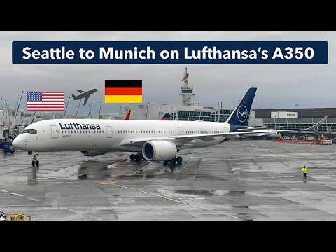 TRIP REPORT | Lufthansa Airbus A350-900 Business Class | Seattle to Munich