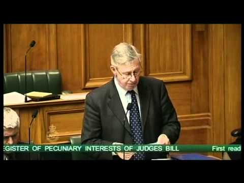 Register of Pecuniary Interests of Judges Bill - First Reading - Part 4