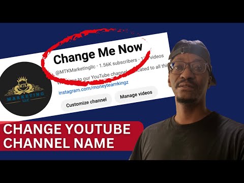 How to Change YouTube Channel Name 2024 (Step-by-Step)