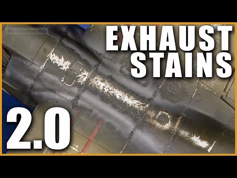 Quick tips: Exhaust stains 2.0 - scale model weathering tutorial