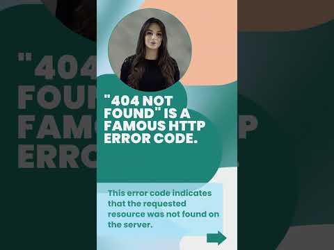 404 Not Found is a famous HTTP error code | 404 Not Found Error Code #404 #404error